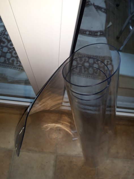 Мягкое стекло защитное покрытие на стол Renolit 90 х 70 см 2000 мкм ...