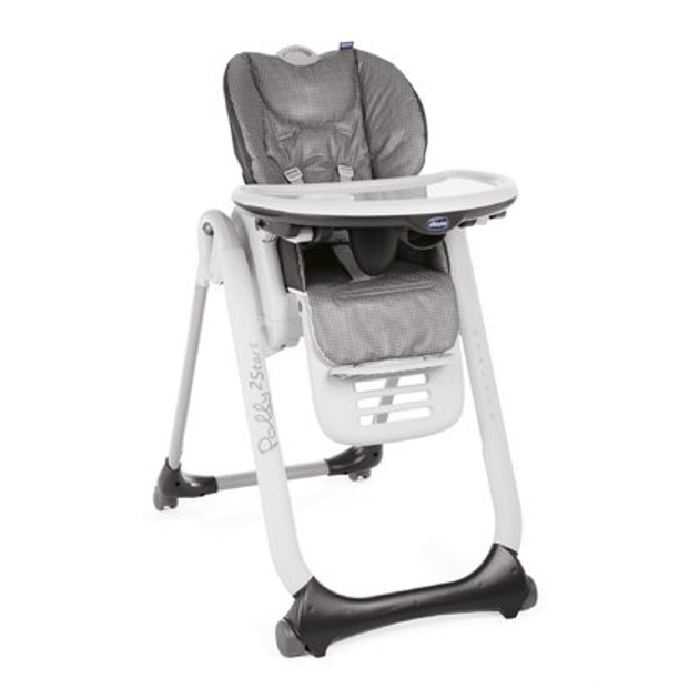 Стульчик для кормления Chicco Polly 2 Start 2019 Anthracite – Безопасно ...