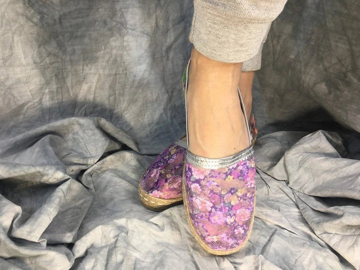 Слипоны сетка Briz фиолетовые с серебром 37 – Оригинальная обувь | ROZETKA