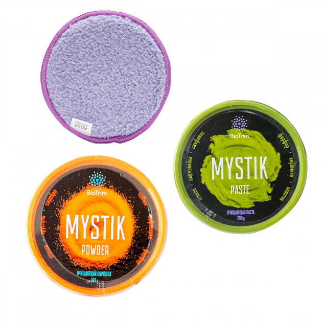Набор для ухода за поверхностями: паста Mystik, порошок Mystik, диск ...