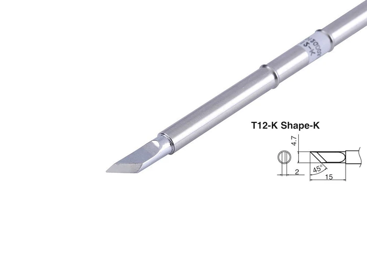 Паяльне жало Hakko T12 K для паяльника або паяльної станції Hakko 941 942 952D (T12-K) – фото ...