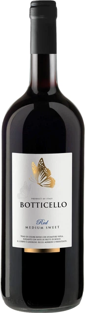 Вино Botticello Red Medium Sweet красное полусладкое 1.5 л 10.5% ...