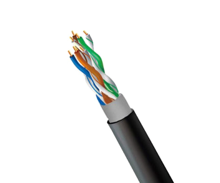 Кабель витая пара NETSODIS UTP 0.50 CCA Cat.5E 4PR PE 100M OUTDOOR ...