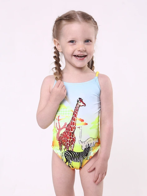 Купальник сплошной Keyzi 104 Желтый Safari – Брендовая одежда | ROZETKA