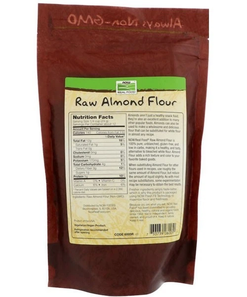 Борошно NOW Real Food Мигдальний 284 р (733739060051) – купити в Києві ...