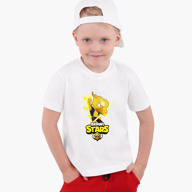 Дитяча футболка Бравл Старс Ворон (Brawl Stars Crow) (9224-1060-2-WT ...