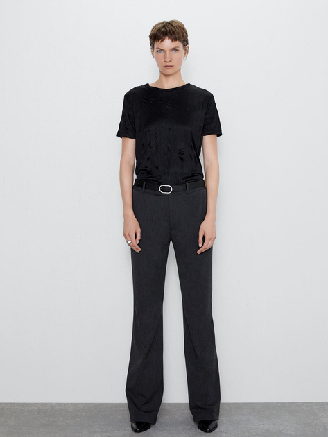 Футболка Zara 1198630800-AAAD S Черная (3000003399986) – низкие цены ...