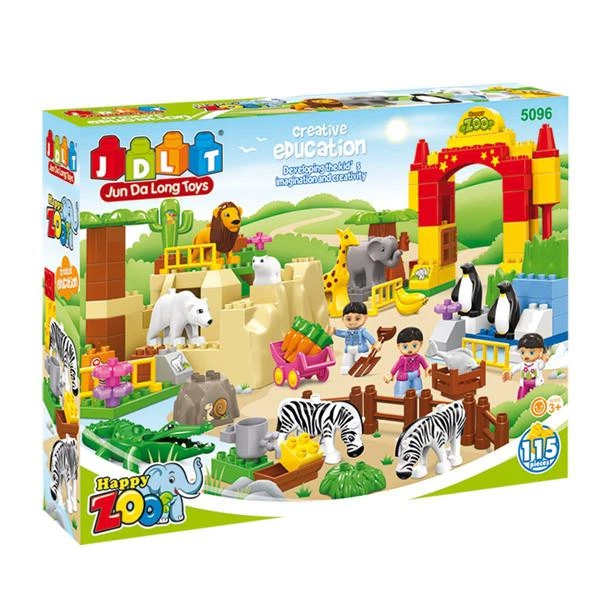 Конструктор JDLT 5096 зоопарк, 115 деталей – іграшки з доставкою від ROZETKA