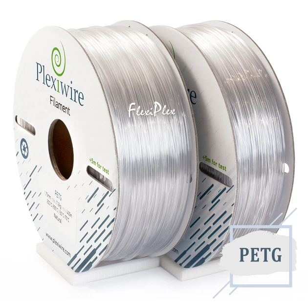 PETG пластик Plexiwire для 3D принтера 400м/1,2кг 1,75мм натуральний – фото, відгуки ...