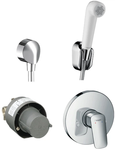 Гигиенический душ с смесителем HANSGROHE Logis 1112019 (71666000 ...