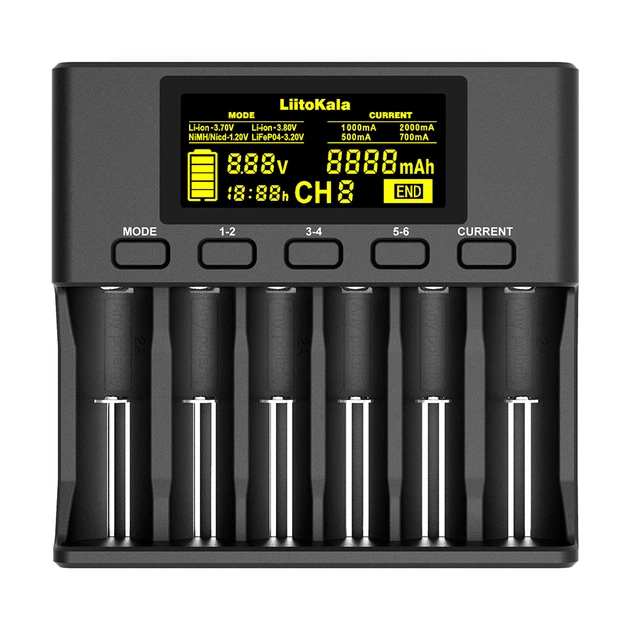 Зарядний пристрій Liitokala Lii-S6 – фото, відгуки, характеристики в ...