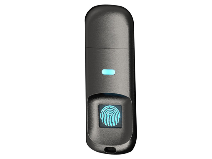 Флэшка с защитой BauTech отпечатком пальца USB 2.0 3.0 32GB Черный ...