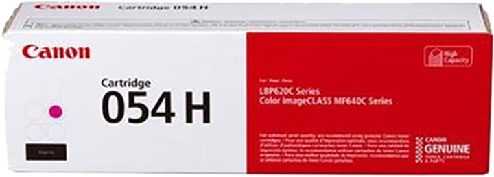 Картридж Canon 054H MF641/643/645, LBP-621/623 Magenta (3026C002 ...