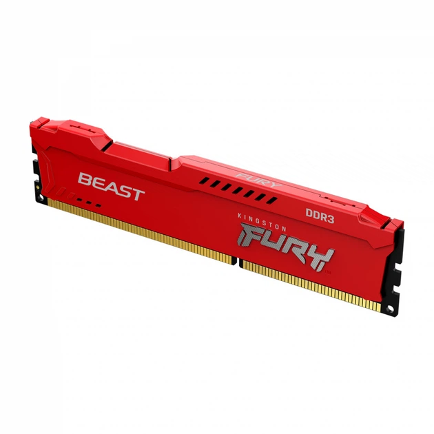 Модуль памяти для компьютера DDR3 4GB 1866 MHz Fury Beast Red HyperX ...