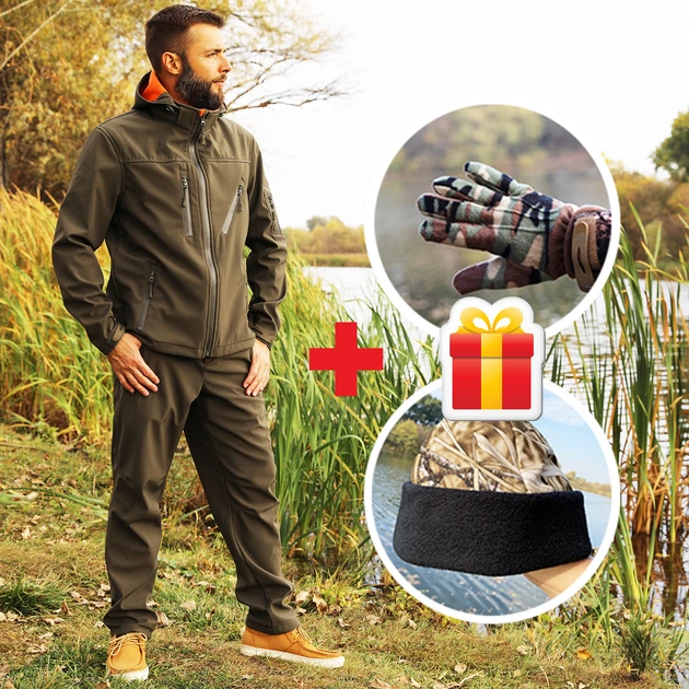 Костюм для рыбалки и охоты «Mavens SoftShell» олива, размер 52 (031-0013) от продавца: INNOVATOR ...