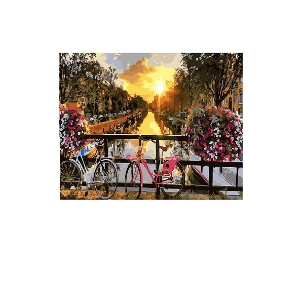 Картина-раскраска Raskras «Каналы Амстердама» 40х50 см (26409) – фото, отзывы, характеристики в ...