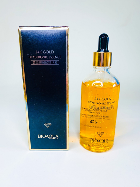 Сыворотка BIOAQUA 24K GOLD HYALURONIC ESSENCE с нано-золотом и ...