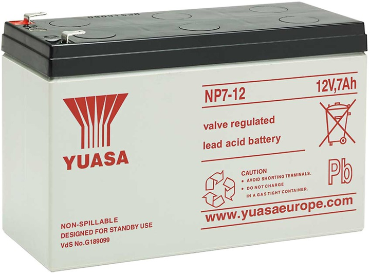 Аккумуляторная батарея для ИБП Yuasa 12V 7Ah (NP7-12) – фото, отзывы ...
