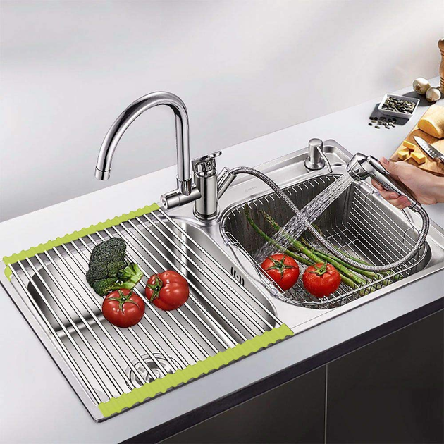 Сушарка для посуду та продуктів складна на раковину Digital Scale