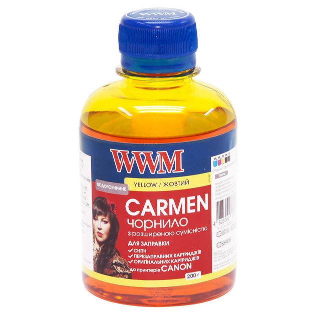 Чернила для Canon PIXMA TR4540 WWM CARMEN Yellow 200г CU/Y – низкие ...