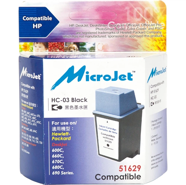 ROZETKA | Картридж для HP DeskJet 690c MicroJet Black HC-03. Цена ...