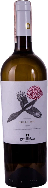 Вино Graffetta Grillo Sicilia DOC Poggio белое сухое 0.75 л 13.5% ...