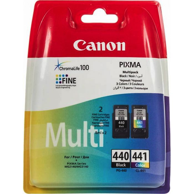 Картридж Canon 440+441 для Canon Pixma MG3640S Black Black/Color ...