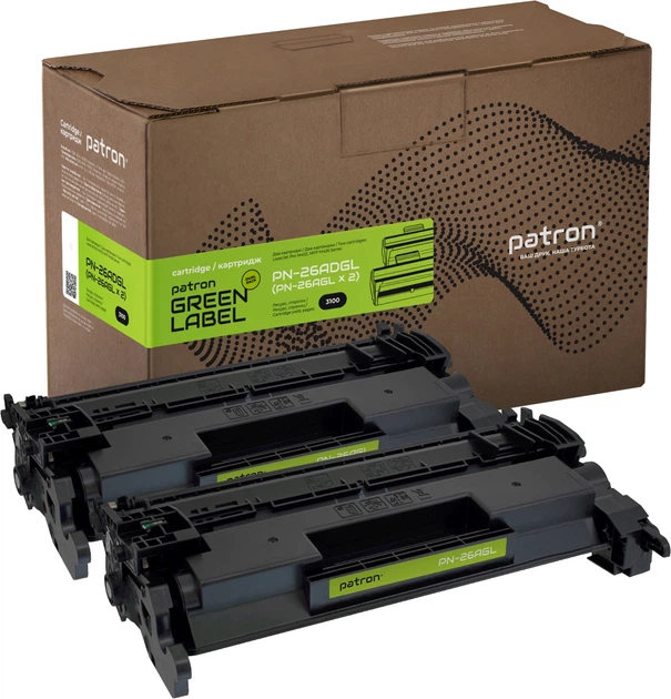 Картридж Patron Green Label HP LJ CF226A для M402/M426 Dual Pack (2шт ...
