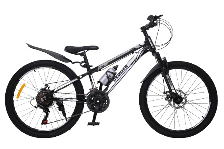 Горный велосипед HAMMER Excellent S100 24"колеса, рама 13" Чёрный ...