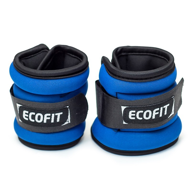 Утяжелители для рук и ног EcoFit 0.5 кг синие – фото, отзывы ...