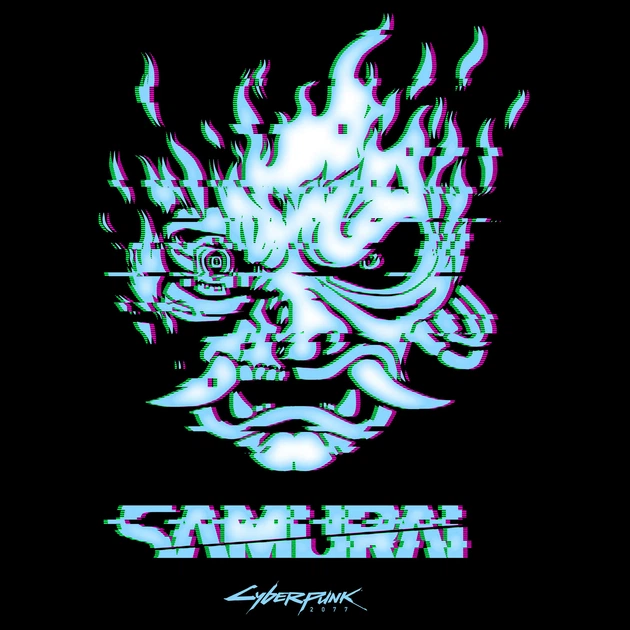 Футболка JINX Cyberpunk 2077 - Glitch Samurai Premium Tee Black, XL ...