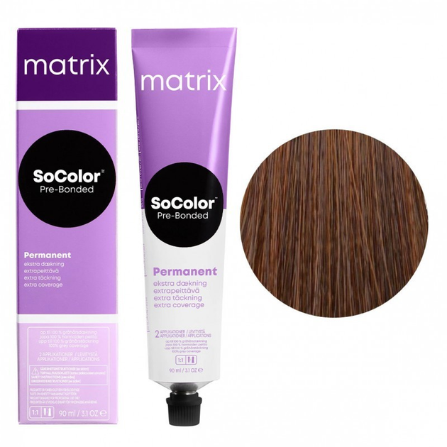 Крем-краска Matrix Socolor Beauty Pre Bonded Extra Coverage для седых ...