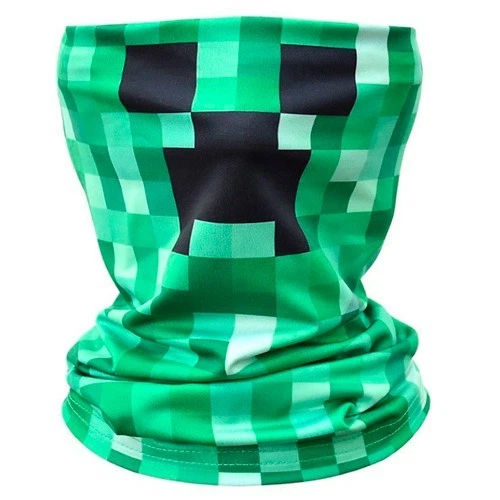 Пов'язка маска на обличчя Minecraft Creeper Mask – Стильні аксесуари з ...