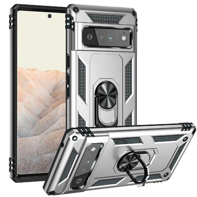 Защитный чехол Deexe Armor Case для Google Pixel 6 Pro - Silver – фото ...