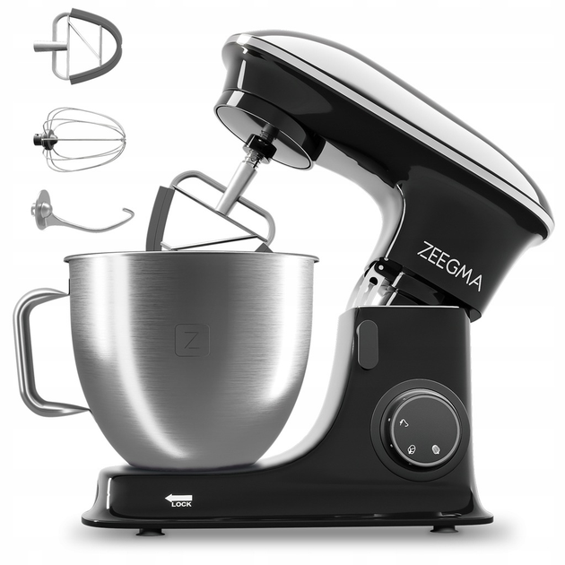 Тестомес миксер планетарный Zeegma PLANEET CHEF BLACK 2200 Вт – фото ...