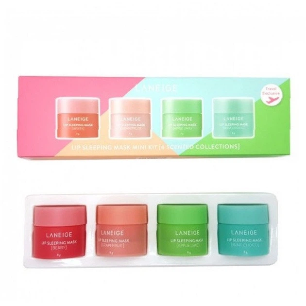 Набір нічних масок для губ Laneige Lip Sleeping Mask Mini Kit - 4 шт ...