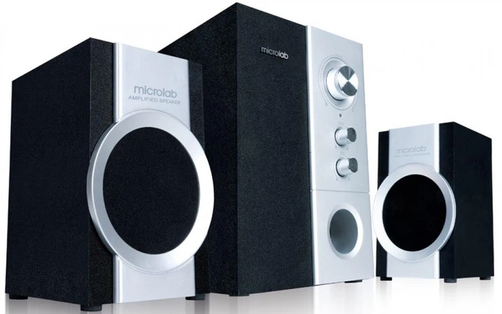 Акустична система Microlab M-590(11) 2.1 Black-Silver – фото, відгуки, характеристики в інтернет ...
