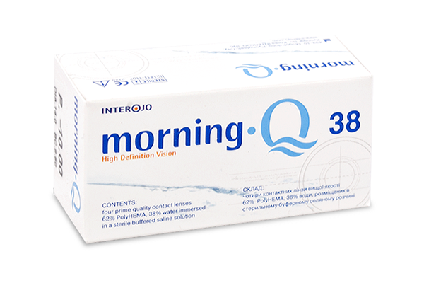 Контактные линзы Interojo Morning Q 38 упаковка (4 линзы) -4,5 – купить ...