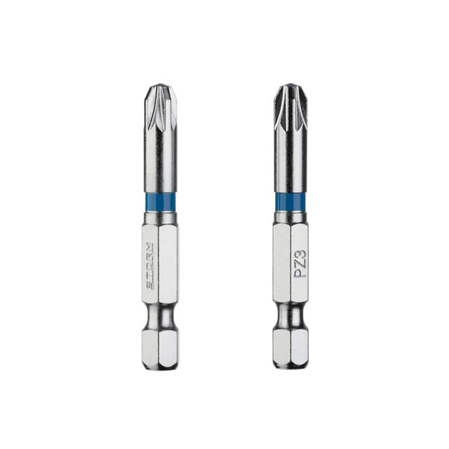Комплект отверточных насадок PZ3 1/4"*50мм, S2, уп. 2шт., STORM INTERTOOL VT-0216 – фото, отзывы ...
