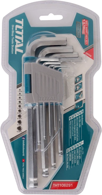 Набір ключів шестигранних Total 9 шт. (THT106291) – фото, відгуки ...