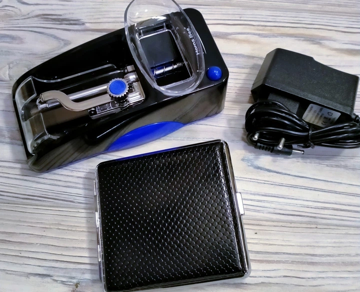 Електрична машинка для набивання сигарет Gerui + Портсигар набір – фото ...