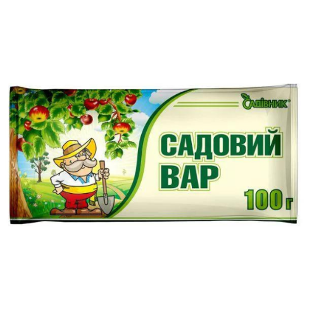 Замазка для деревьев садовый вар брикет Садівник 100 г – фото, отзывы ...