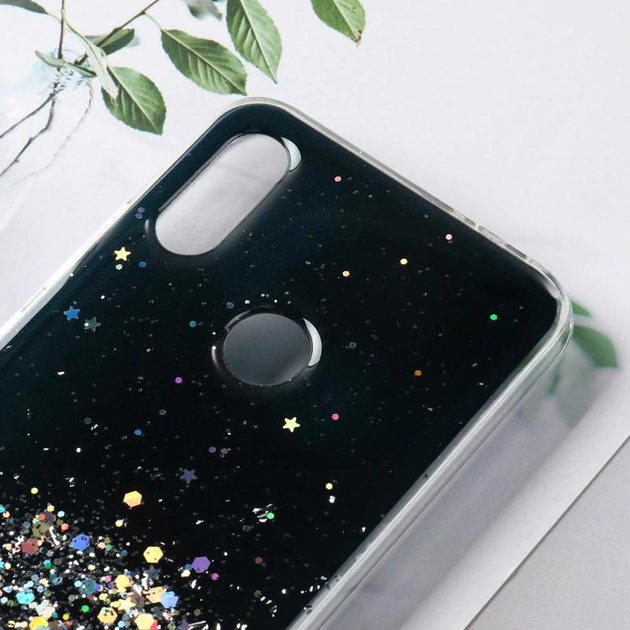 Силиконовый чехол с блестками для Xiaomi Redmi Note 5 Черный – фото ...