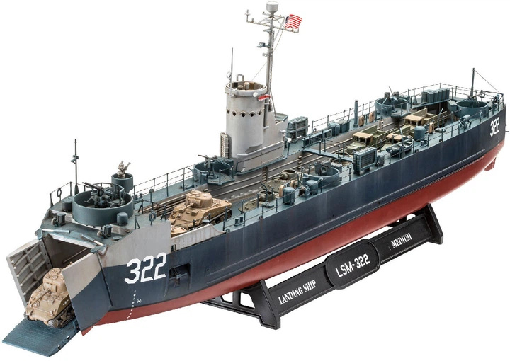 Складана модель-копія Revell Американський середній десантний корабель ...