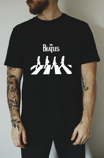 Футболка Rock Series The Beatles Битлз 001 L Черная – Брендовая одежда ...