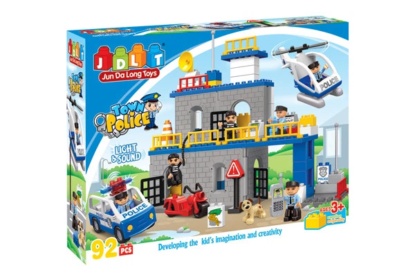 Конструктор JDLT 5136 ПОЛИЦИЯ - Полицейский участок (92 дет.) – игрушки с доставкой от ROZETKA