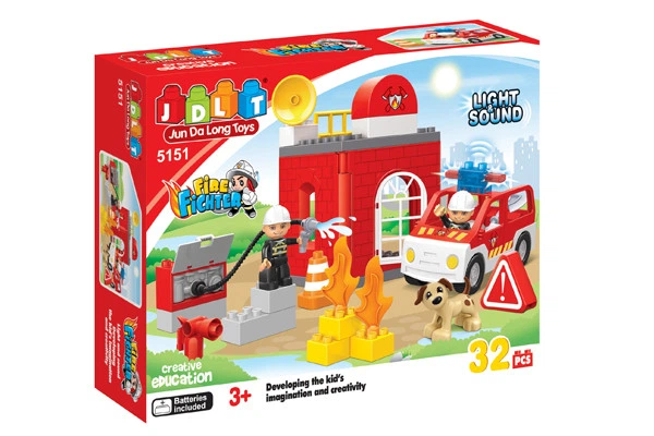 Конструктор JDLT 5151 ПОЖАРНЫЕ (32 дет.) – іграшки з доставкою від ROZETKA