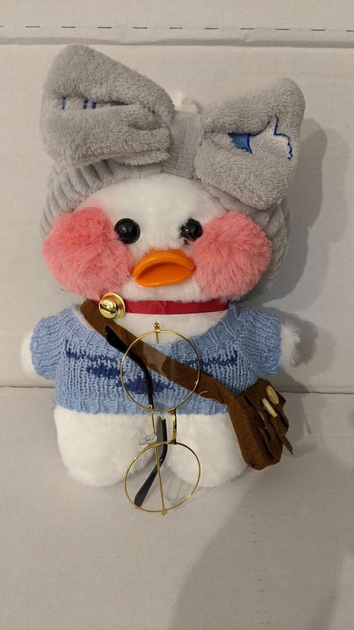 Мягкая игрушка утка дак Лалафанфан плюшевая кукла Duck lalafanfan в ...