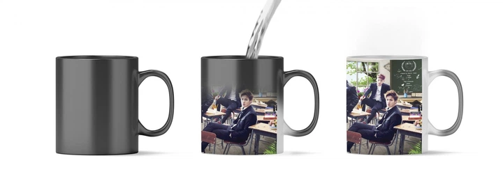 Чашка Хамелеон Bangtan Boys BTS БТС 001 Черная – купить онлайн на ROZETKA