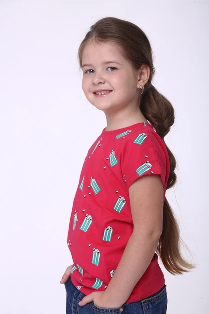 Футболка Wanex "Попкорн" красная 122 от продавца: Small Pupil – в ...